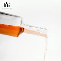 China Custom Shape 700ml 750ml 1000ml Glass Body Vodka Liquor Gin Empty Whiskey Bottle for Your for sale