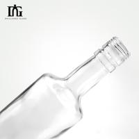 China Custom Shape 700ml 750ml 1000ml Glass Body Vodka Liquor Gin Empty Whiskey Bottle for Your for sale
