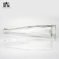 China Glass Body Engraving Surface Handling 500ml Round Champagne Bottle with Good Sealing for sale