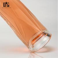 China Glass Body Engraving Surface Handling 500ml Round Champagne Bottle with Good Sealing for sale