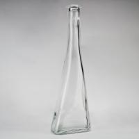 China Whisky Vodka Rum Brandy CORK Glass Bottle with Easy Hold Fashion Shape and Sealing Type CORK for sale