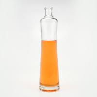 China Screen Printing Hot Stamping Painting Engraving Electroplating Glass Bottle with Cork Cap for sale