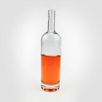 China Engraving Super Flint Glass Bottle for Whiskey Vodka Gin Liquor 500ml 700ml 750ml for sale