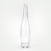 China Screen Printing Custom Ice Wine Bottles with Spiral Mouth and No Shoulder Logo Label for sale