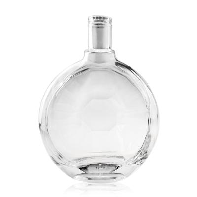 China 500ml 700ml 750ml Glass Bottles for Frost Surface Handling Gin Vodka Whiskey Liquor Spirit for sale