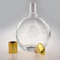 China 500ml 700ml 750ml Glass Bottles for Frost Surface Handling Gin Vodka Whiskey Liquor Spirit for sale