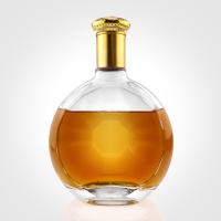 China 500ml 700ml 750ml Glass Bottles for Frost Surface Handling Gin Vodka Whiskey Liquor Spirit for sale