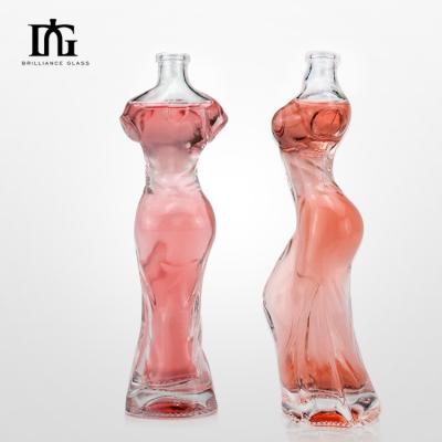 China Glass Stopper Beauty Glass Bottles Capacity 250ml/500ml/700ml/750ml Sealing Type CORK for sale