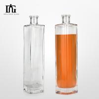 China 500ml Clear Glass Bottle for Liquors and Beverages Nordic Design for sale
