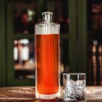 China 500ml Clear Glass Bottle for Liquors and Beverages Nordic Design for sale
