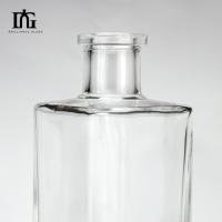 China 500ml Clear Glass Bottle for Liquors and Beverages Nordic Design for sale