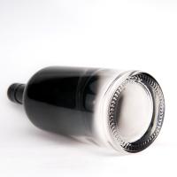 China 700ml 750ml 1000ml Spray Painting Cork Stopper Super Flint Wine Spirits Glass Bottle for sale
