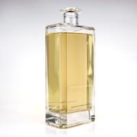 China Sleek Square Design 700ml Glass Bottle for Vodka Whisky Rum Gin Beverage Wine Spirits for sale