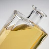 China Sleek Square Design 700ml Glass Bottle for Vodka Whisky Rum Gin Beverage Wine Spirits for sale