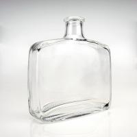 China Hot Stamping and Electroplating Glass Bottle 750ml for Liquor Packaging for sale