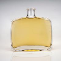 China Hot Stamping and Electroplating Glass Bottle 750ml for Liquor Packaging for sale