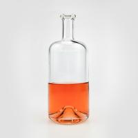 China 750ml Glass Bottle with Engraving Surface and Cork Screw Cap Perfect for sale