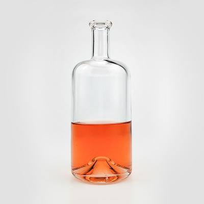 China 750ml Glass Bottle with Engraving Surface and Cork Screw Cap Perfect for sale