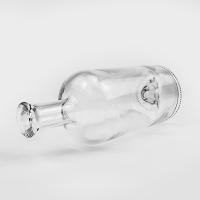 China 750ml Glass Bottle with Engraving Surface and Cork Screw Cap Perfect for sale