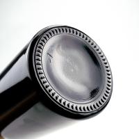 China Empty Black Painting Glass Bottle for Whiskey Vodka 500ml 1.75L Screw Cap Bottle for sale