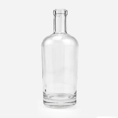 China 700ml 750ml 1000ml Sealing Type CORK Round Shape Glass Bottle for Liquors and Beverages for sale
