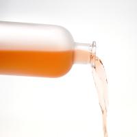China 200ml 500ml 700ml 750ml Frosted Glass Bottle for Vodka Spirit Wine OEM/ODM Acceptable for sale
