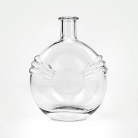 China 500ml 700ml Clear Glass Bottle With Stopper Cork For BRANDY Acceptable OEM/ODM Unique for sale