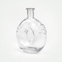 China 500ml 700ml Clear Glass Bottle With Stopper Cork For BRANDY Acceptable OEM/ODM Unique for sale
