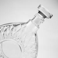 China Acceptable Customer's Logo 750ml 75cl Clear Glass Spirit Bottle for Liquors and Beverages for sale
