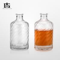 China Sealing Type CORK 500ml 700ml 750ml Empty Rum Whisky Spirit Vodka Glass Liquor Bottle for sale