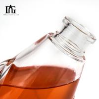 China Provided Freely Super Flint Color Crystal White Glass Bottles for Brandy and Vodka with Cork for sale