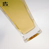 China Liquors and Beverage 380ml Clear Glass Bottle with Screw Cap Collar Material Glass for sale