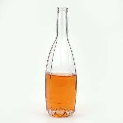 China 750ml Slender Red Wine Brandy Rum Wine Bottle Perfectly Sized for Coffee Enthusiasts for sale