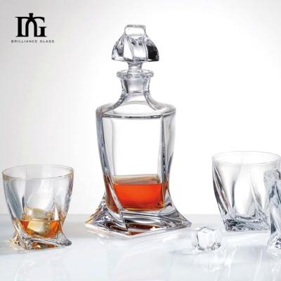 China Unique Brandy Bottle with Screen Printing Hot Stamping Painting Engraving Electroplating for sale