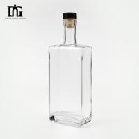 China Hot Stamping and Painting Glass Bottle for Rum Whiskey Vodka Spirits in 700ml Size for sale
