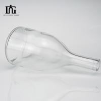 China 250ml/500ml/700ml/750ml Capacity Round Glass Liquor Bottle with CORK Sealing Type for sale