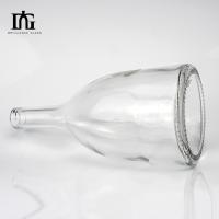 China 250ml/500ml/700ml/750ml Capacity Round Glass Liquor Bottle with CORK Sealing Type for sale