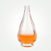 China Amber Glass Bottle with Glass Cork 500ml/700ml/750ml Capacity Hotsale Perfume Empty for sale
