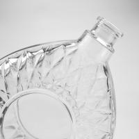 China Industrial Beverage 500ml Glass Bottle for Whisky Clear and Durable for sale