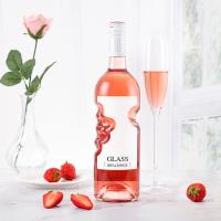 China 500ml/750ml Red Wine Bottle Angel's Hand Special-Shaped Glass for Beverage and Fruit Juice for sale