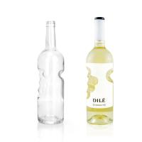 China 500ml/750ml Red Wine Bottle Angel's Hand Special-Shaped Glass for Beverage and Fruit Juice for sale
