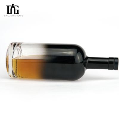China Glass Collar Material 500ml 700ml 750ml Vodka Liquor Bottles for Liquors and Beverages for sale