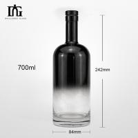 China Glass Collar Material 500ml 700ml 750ml Vodka Liquor Bottles for Liquors and Beverages for sale