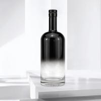 China Glass Collar Material 500ml 700ml 750ml Vodka Liquor Bottles for Liquors and Beverages for sale