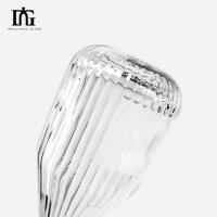 China Engraved 450ml/700ml/750ml Glass Bottle for Commercial Liquor Presentation in Clear for sale