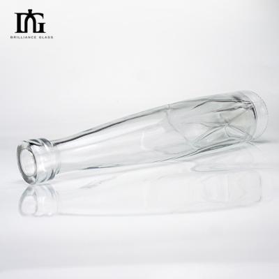 China OEM/ODM Acceptable 290ml Empty Glass Bottle for Vodka Gin Whiskey Brandy Spirit for sale