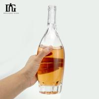 China Acceptable Customer's Logo Empty Alcohol Glass Bottles for Gin Rum Whisky Vodka 700ml for sale