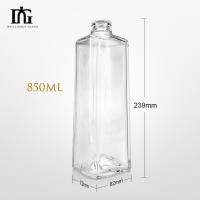 China Screen Printing Hot Stamping Painting Engraving Electroplating Glass Tequila Decanter for sale