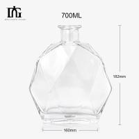 China Provided Freely Empty Oslo Liquor Gin Whisky Glass Vodka Spirit Bottle 500ml 700ml 750ml for sale
