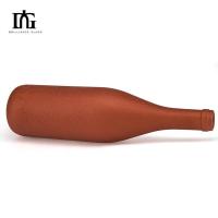 China 500ml 700ml 750ml Round Glass Bottle for Liquor Wine Whisky Made of Flint Material for sale